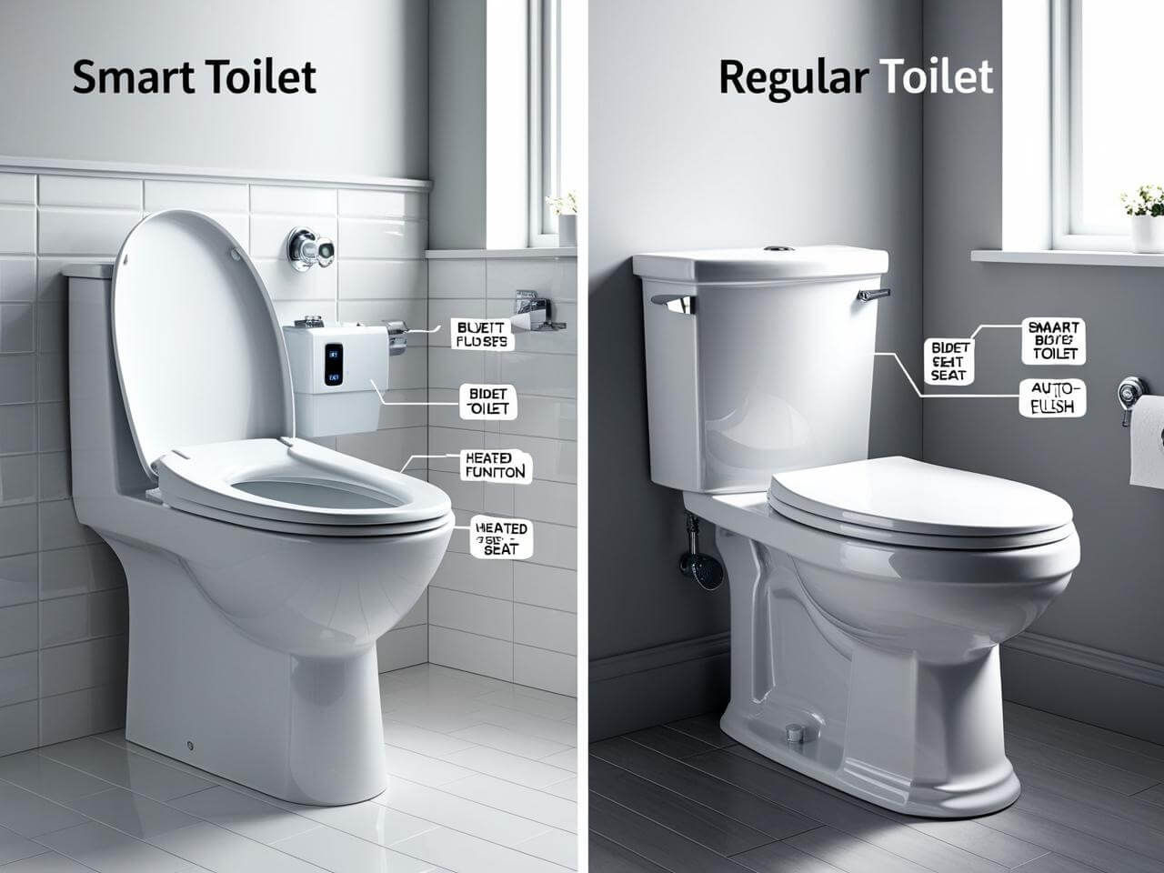Smart Toilet vs Regular Toilet – Key Differences Explained